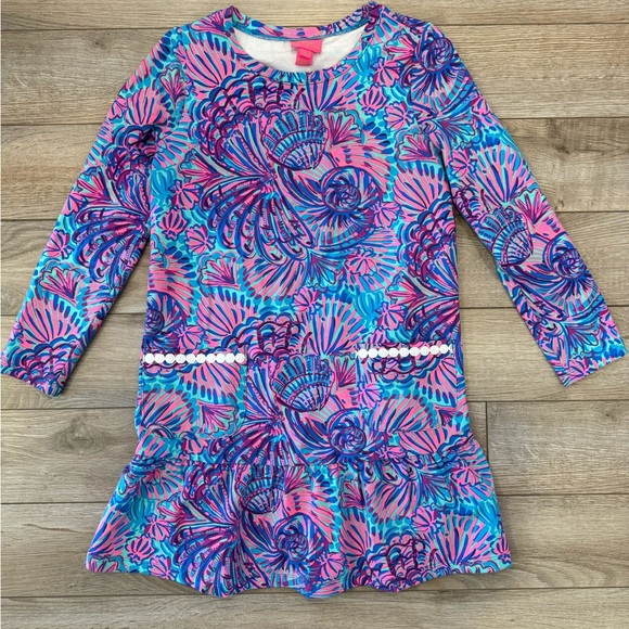 Lilly Pulitzer | Dresses | Lilly Pulitzer Floral Shell Long Sleeve ...